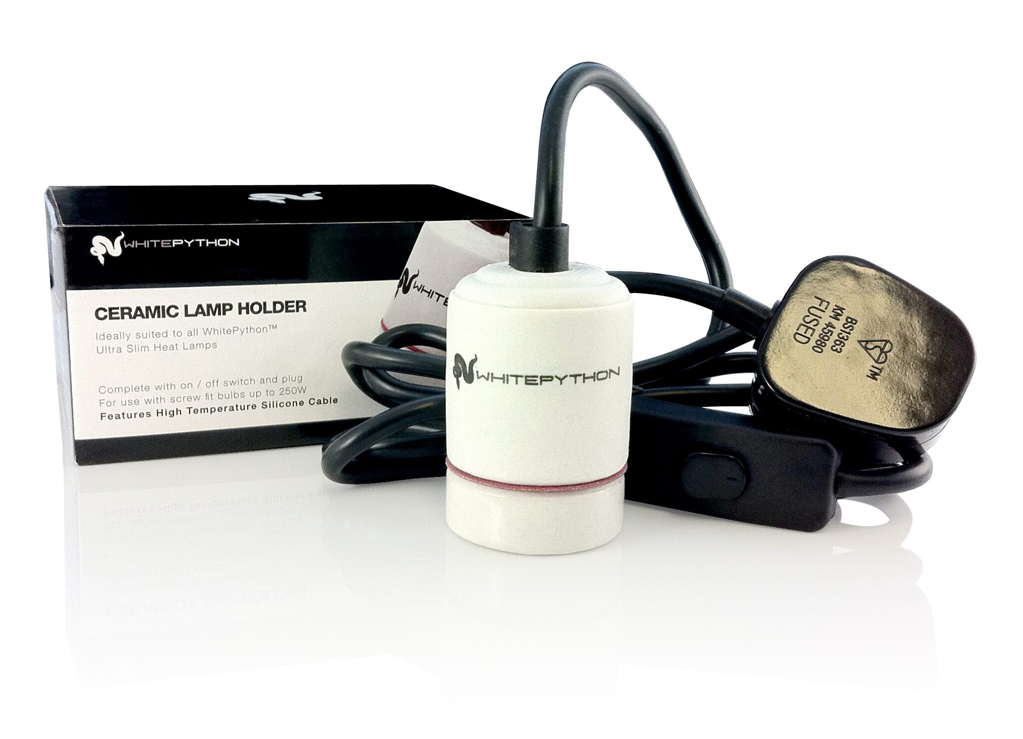 WhitePython™ Ceramic Lamp Holder